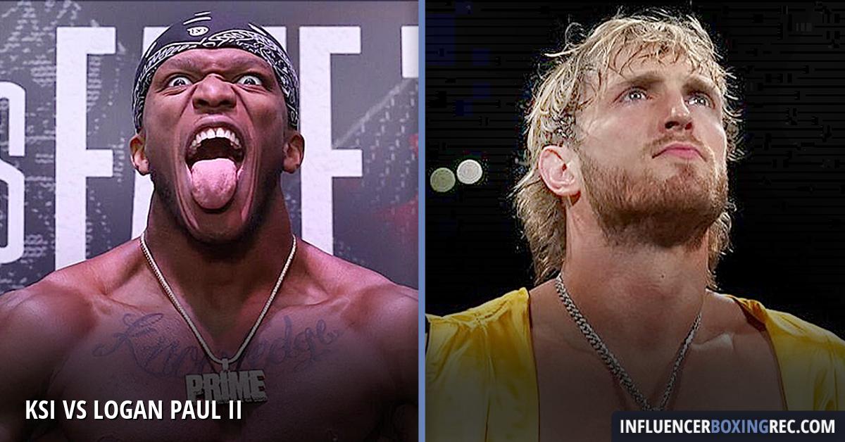 KSI vs Logan Paul II - Result, News, Stats, Full Fight Video - InfluencerBoxingRec