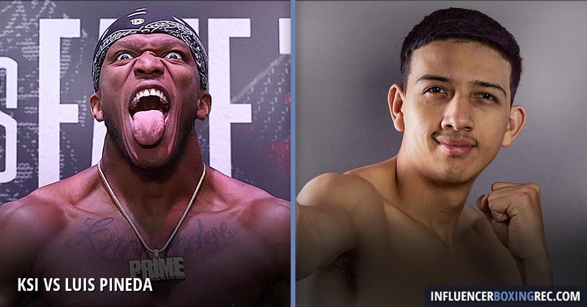 KSI vs Luis Pineda - Result, News, Stats, Full Fight Video - InfluencerBoxingRec